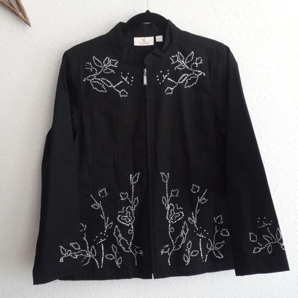 Quacker Factory | Jackets & Coats | Quacker Factory Embellished Jacket ...